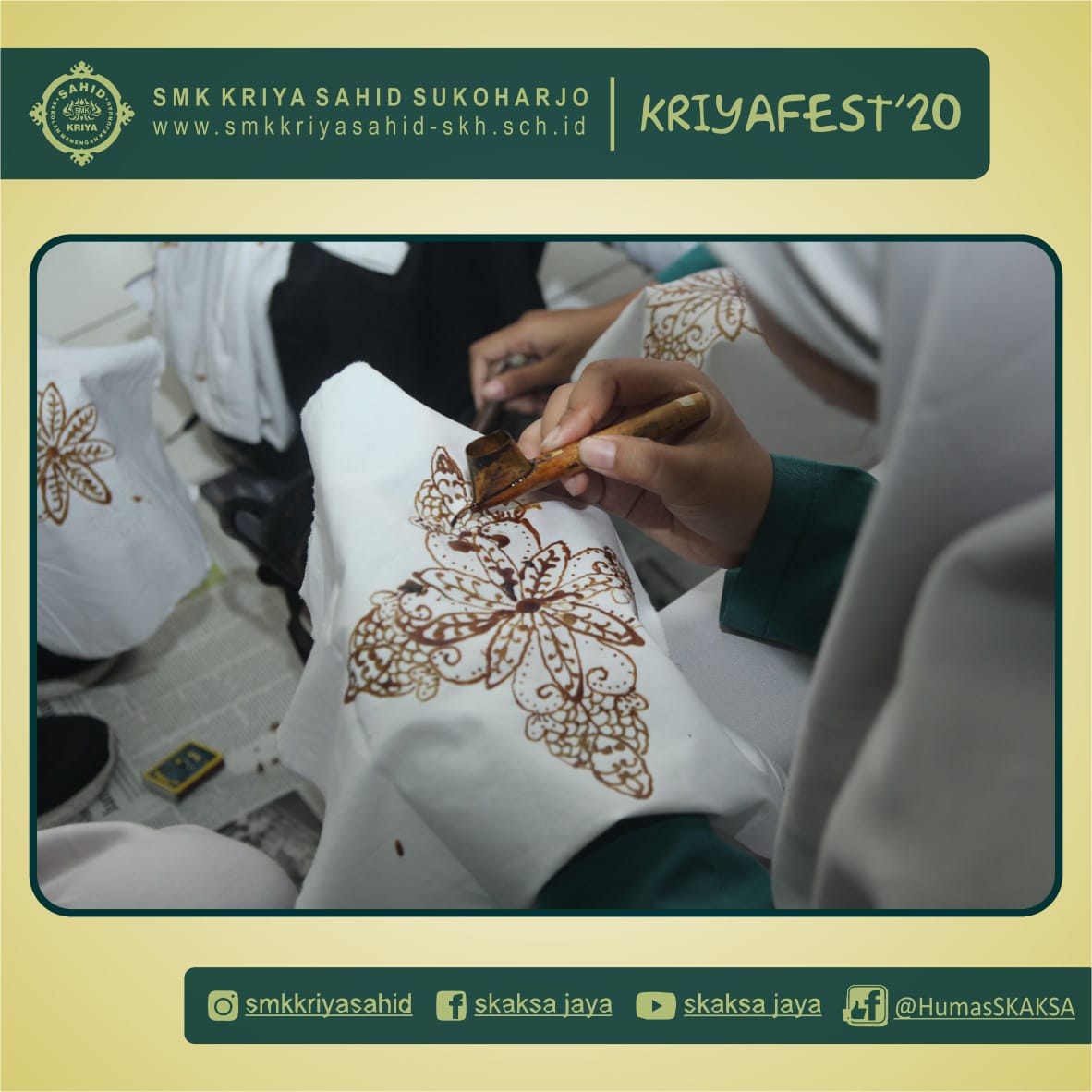 Eksplorasi Batik Lewat Kriyafest | SMK KRIYA SAHID SUKOHARJO